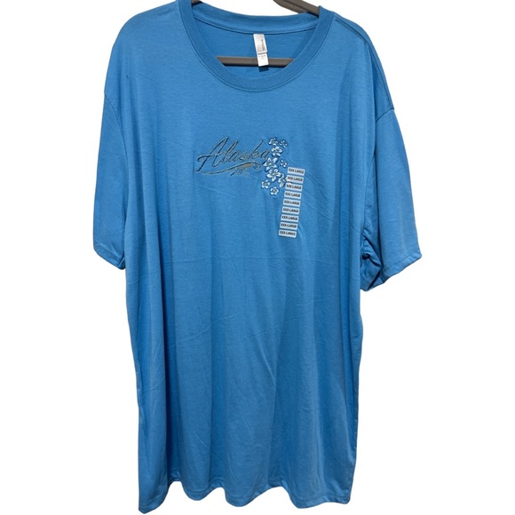 Teemax | Tops | Nwt Alaska Tshirt Alaska With Stitched Forgetmenot ...